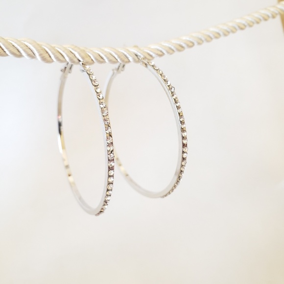 Jewelry | Cz Covered Hoops | Poshmark